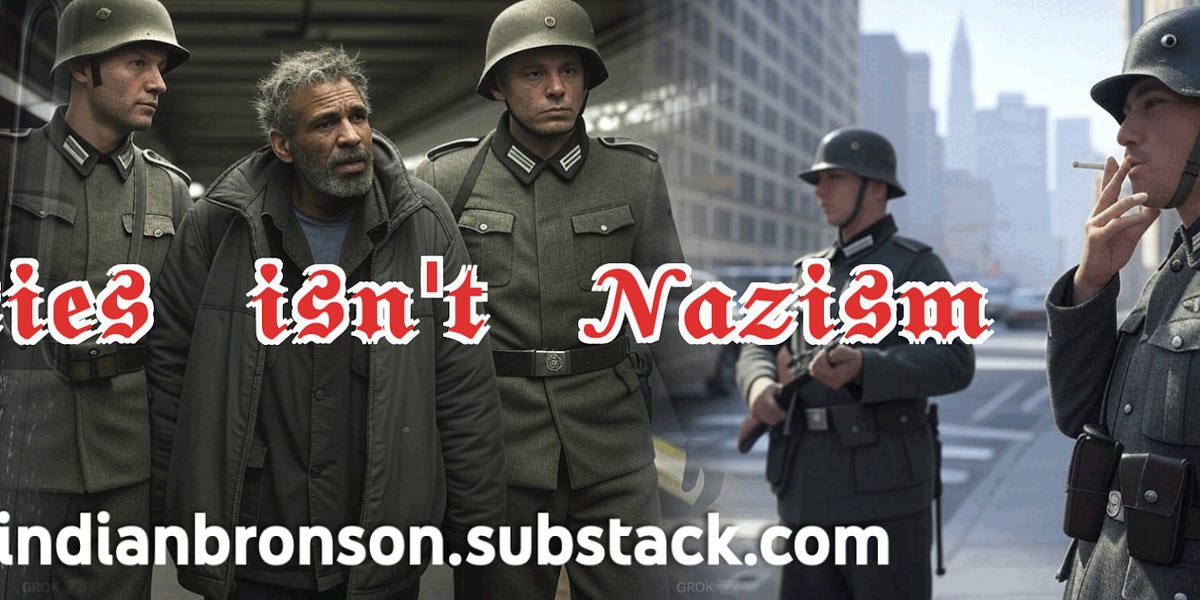 Wanting nice cities isn't Nazism - Indian Bronson