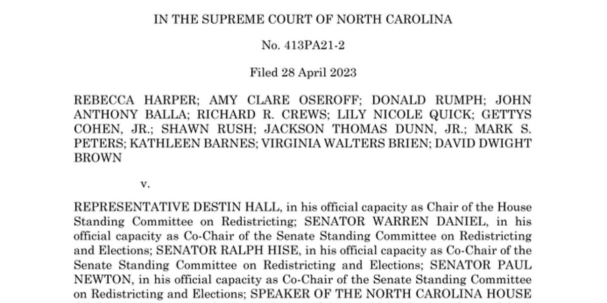 NC high court bars partisan gerrymandering claims, throwing SCOTUS case ...