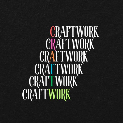 Craftwork is coming - by Megan Pillow - Craftwork