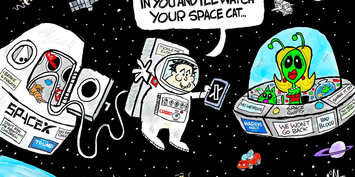 Space Creeper - by Clay Jones - Claytoonz