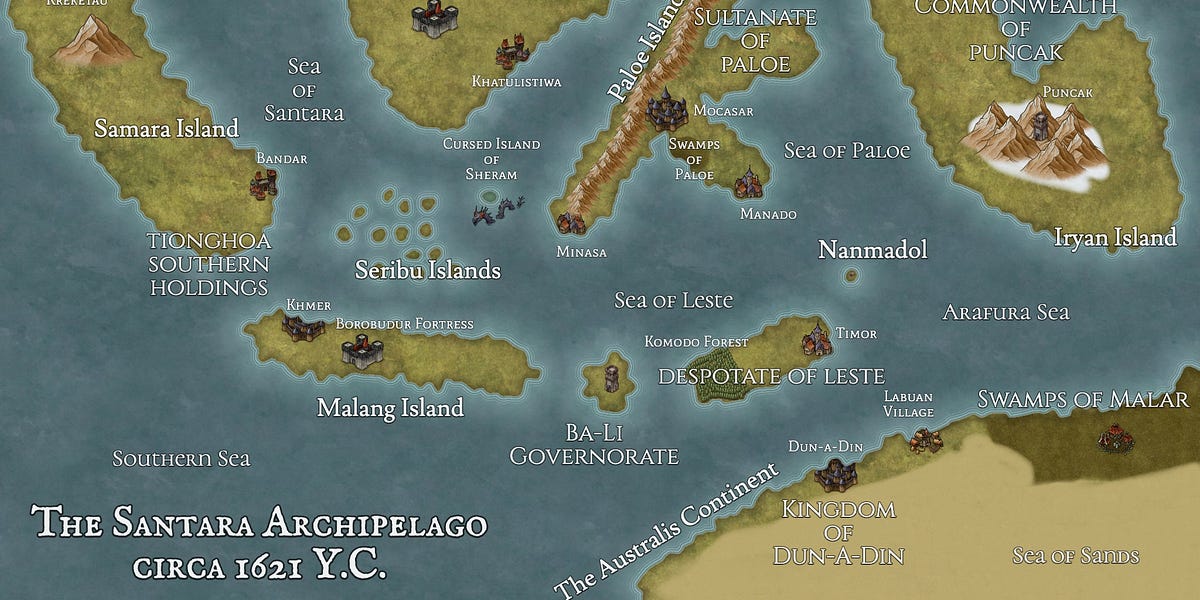 Detailed Codex of the Santara Archipelago