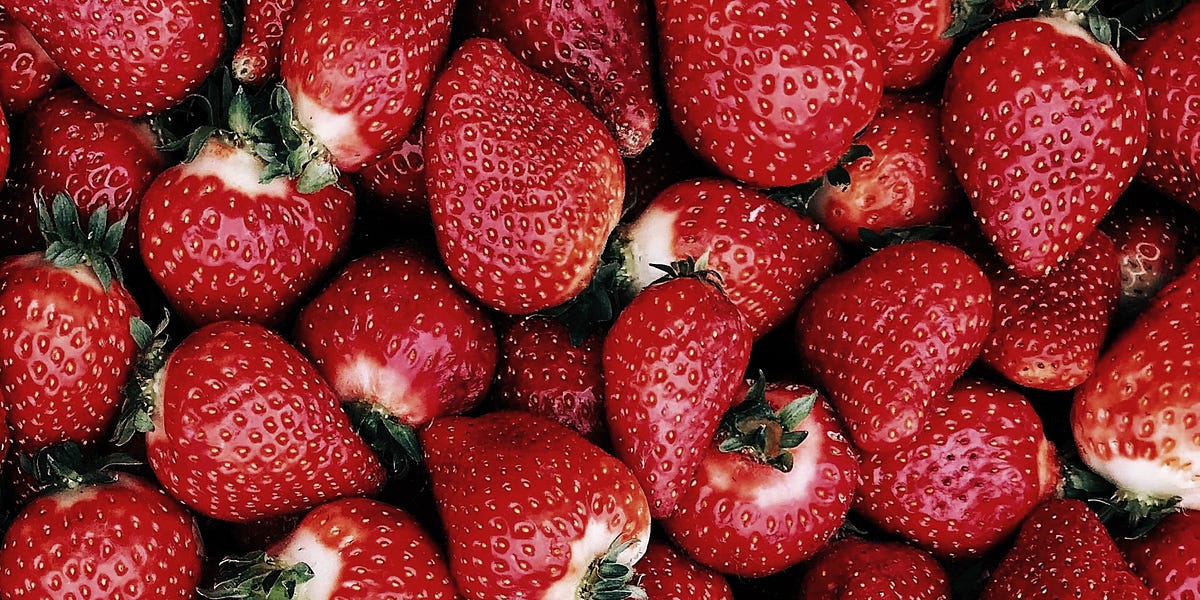 Spring Is Coming With A Strawberry In The Mouth