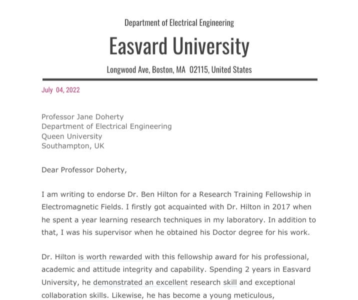 Endorsement Letter Samples - Sutarmaji’s Substack