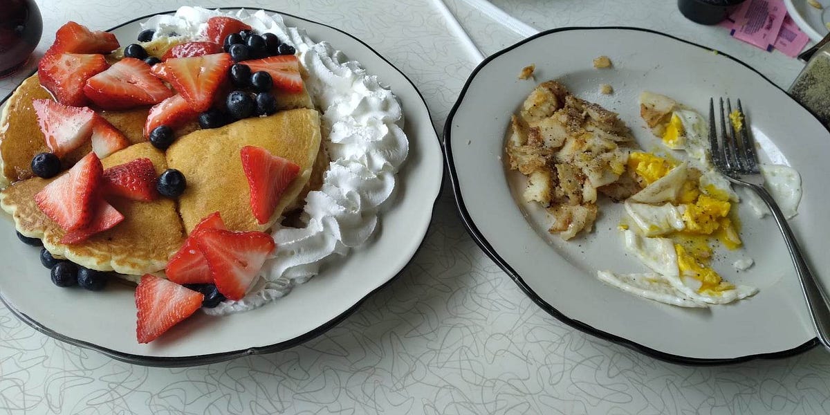 Procedure recovery celebration breakfast