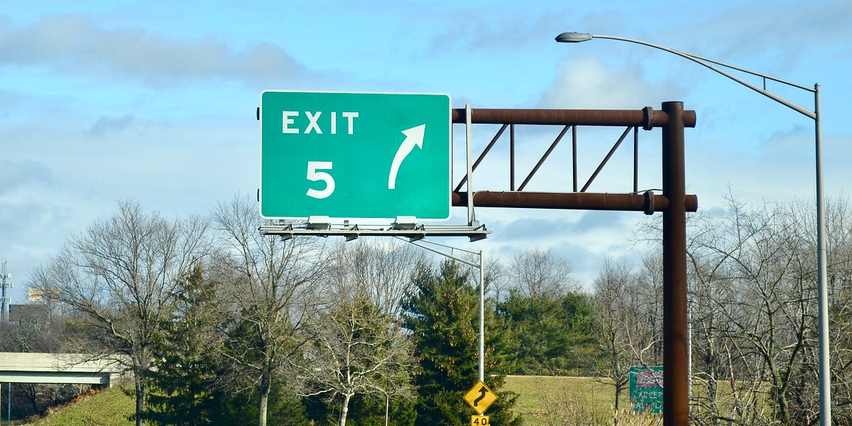 The Very Strange Exit Signs on the New Jersey Turnpike