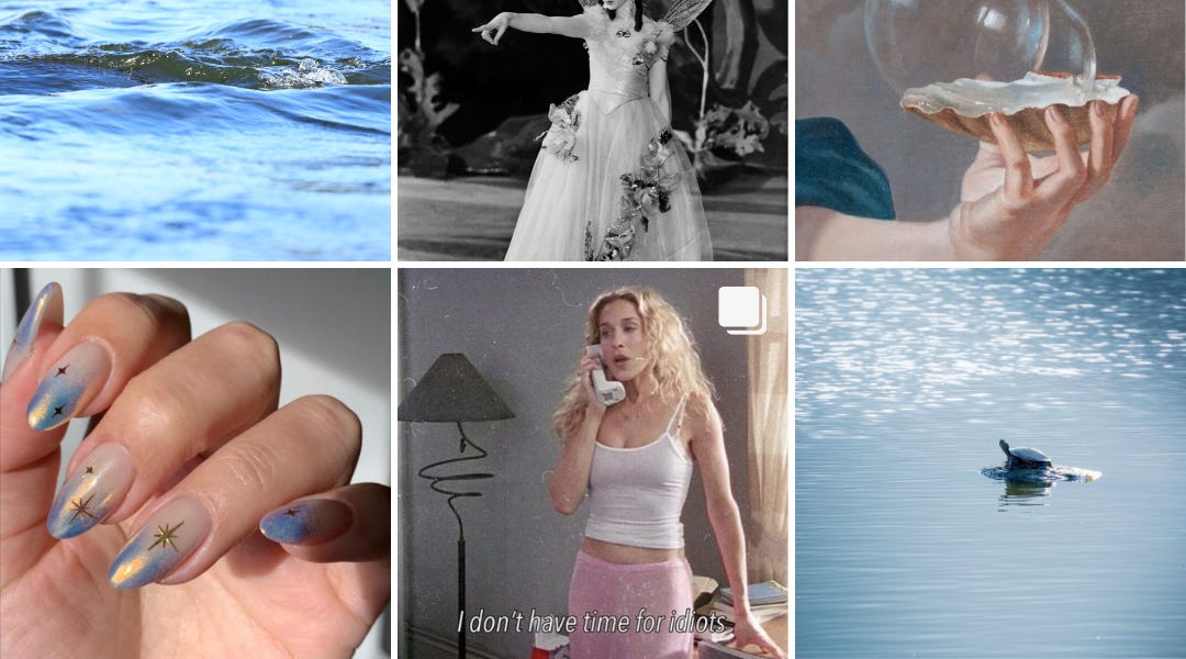 July Vision Board - Like Water Over Moss