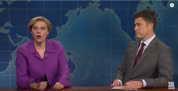 SNL's Elizabeth Warren Is Into BDSM — Bank Destroyin' And Savin' Medicare