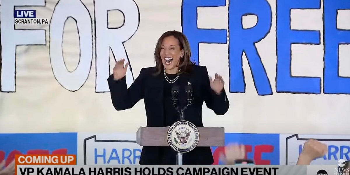 Blast Furnaces! Rocky Steps! Oprah! Gaga! Kamala Harris Has ALL THE ENERGY!