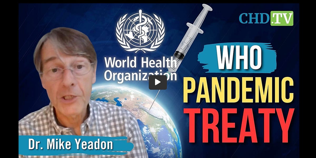 Dr. Mike Yeadon, Former Pfizer Vice President, Issues Grave Warning ... Dr. Mike Yeadon, Former Pfizer Vice President, Issues Grave Warning ...