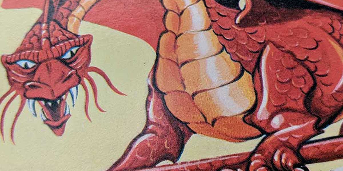 The Art of the Dungeons & Dragons Red Dragon - The Retroist