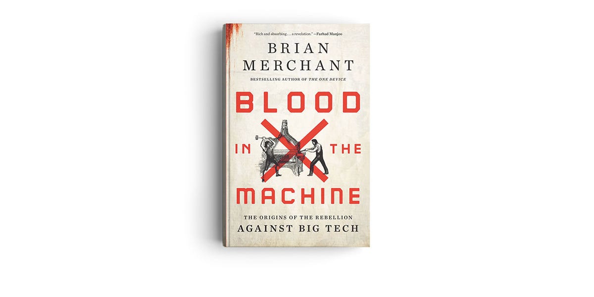 One year of Blood in the Machine (the book)