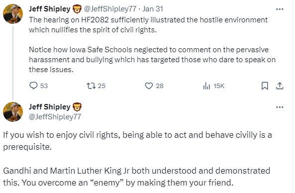 Dingus of the week: Iowa Rep. Jeff Shipley - by lyz