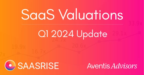 SaaS Valuation Multiples: Q1 Update - by Ryan Allis