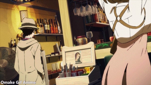 Omake Gif Anime - Occultic;Nine - Episode 5 - Ryouka Spins Shun Leaves
