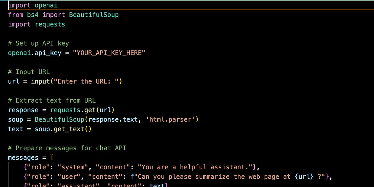 How I used GPT-4 to code an idea into to a working prototype