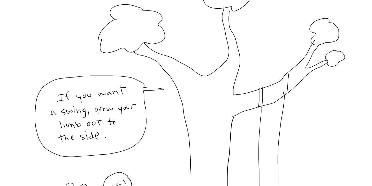 Tree Mentoring - by Liza Donnelly - Seeing Things