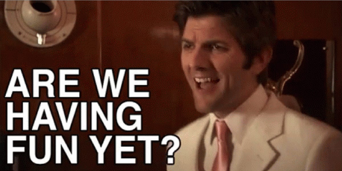 Are we having fun yet? - by Alan Sepinwall