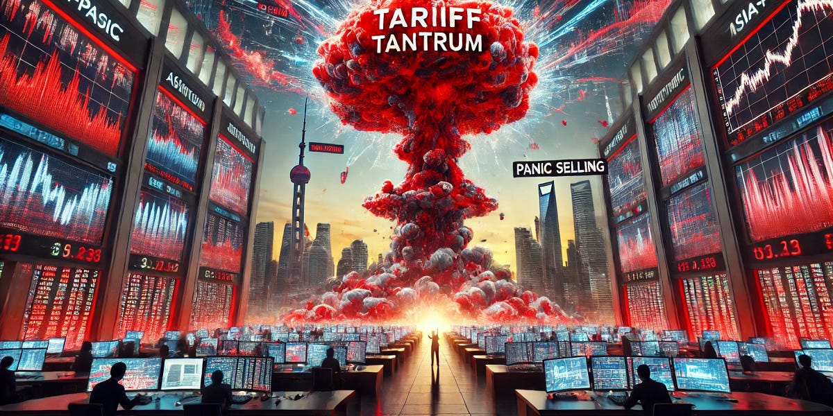 Asia Open: Tariff Tantrum Nukes Calm, Panic Selling Back in Play