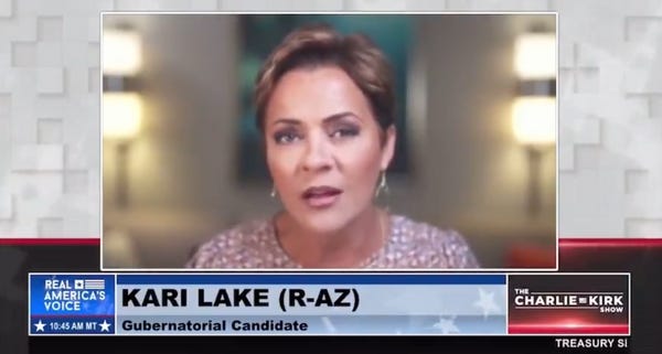 Could Forever AZ Gov Candidate Kari Lake Unseat Indie Sen. Kyrsten Sinema?