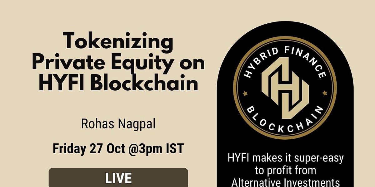 Tokenizing Private Equity on HYFI Blockchain