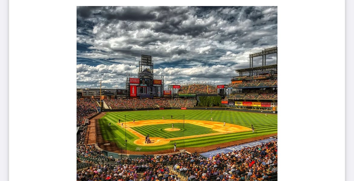 MLB Ballpark Tour Schedule! - by Mitch McVicker