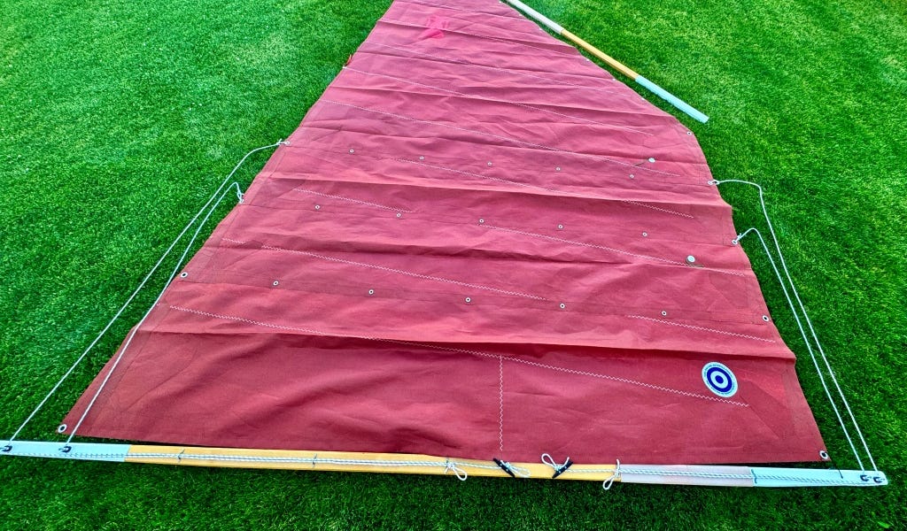 Installing Reefing Lines on Boom - Small Craft Advisor