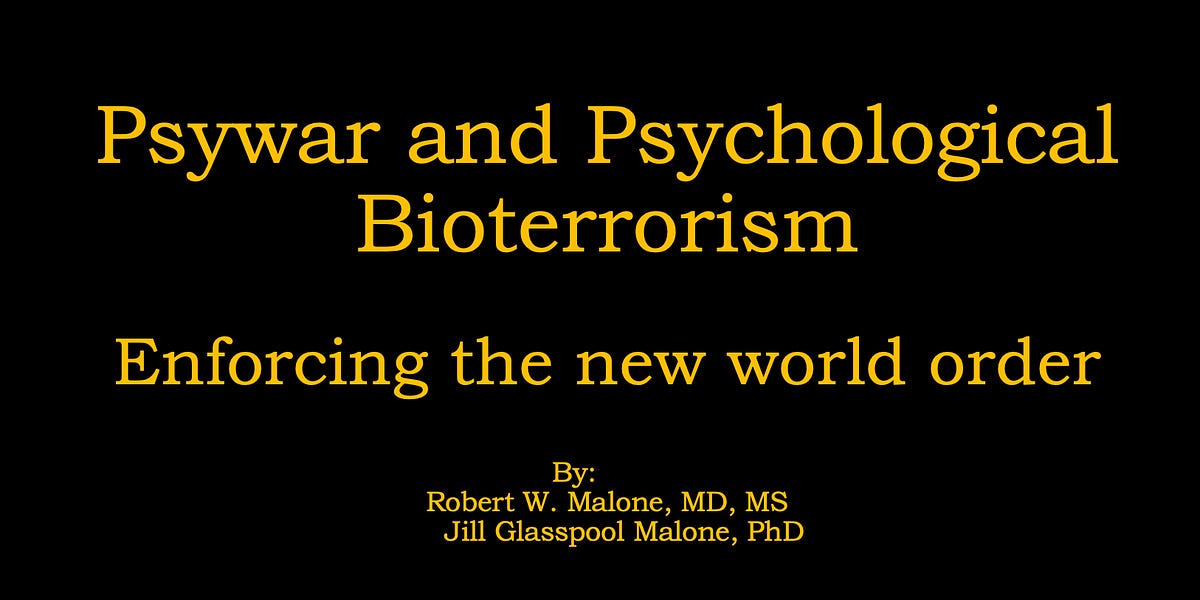 Our New Book: PsyWar and Psychological Bioterrorism