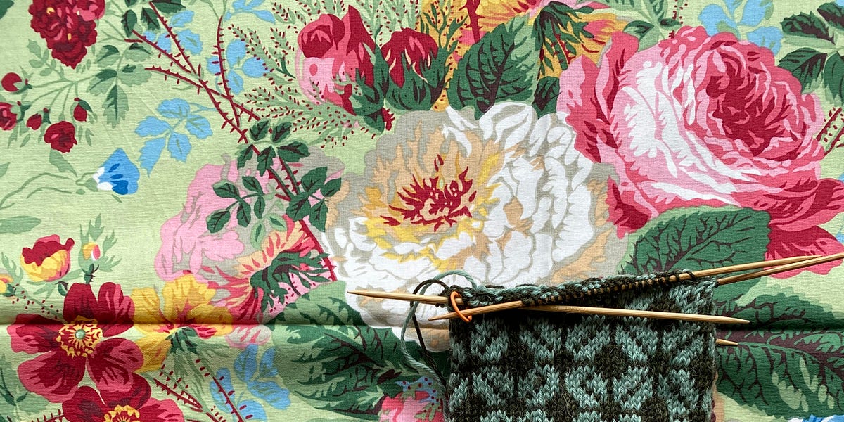 picking up... - by Jane Brocket - yarnstorm