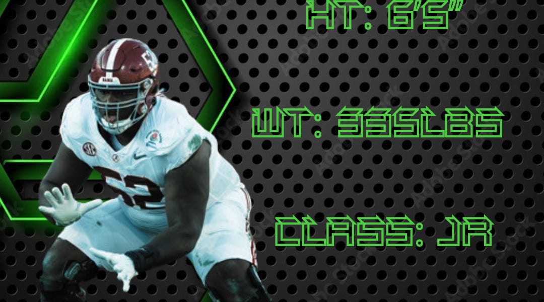 Tyler Booker Draft Profile - by Courtlandt Griffin