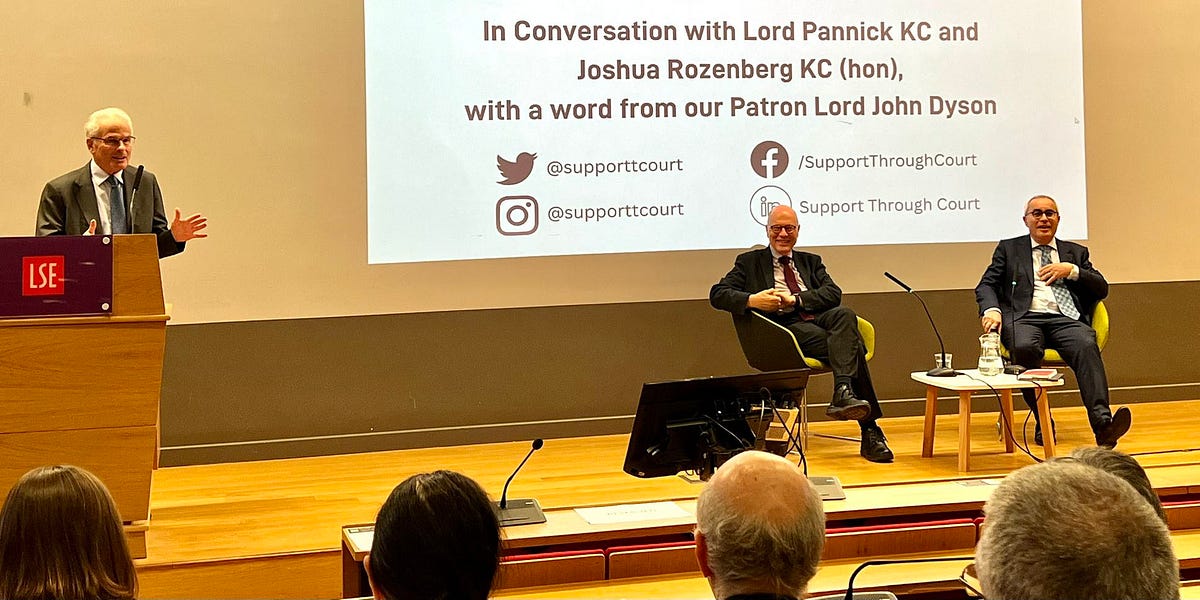 Pannick on the laws of London - by Joshua Rozenberg
