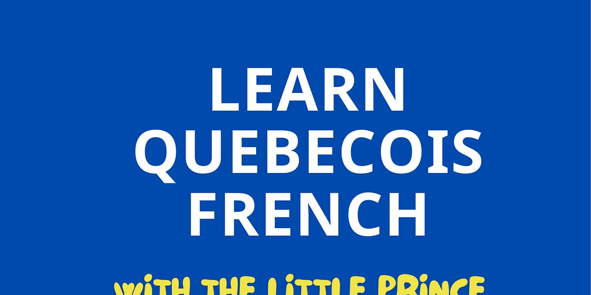 Apprendre le français québécois - French With Frederic