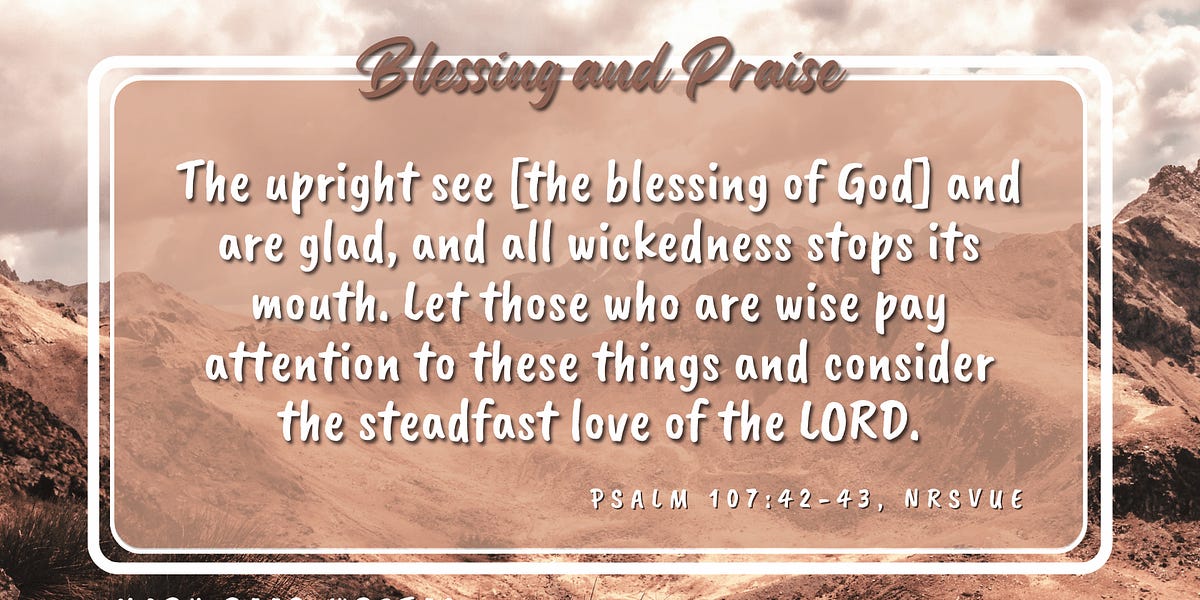 Bible Study: An Overview of Psalm 107 - by Mary R