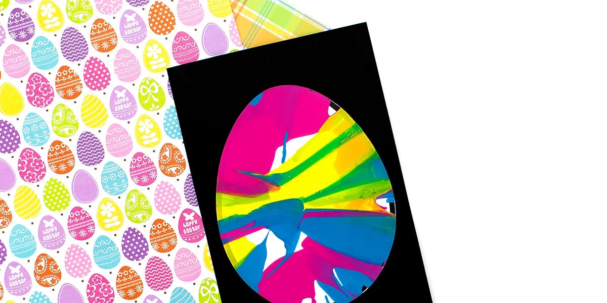 Easter Egg Art Project - Fireflies and Mud Pies