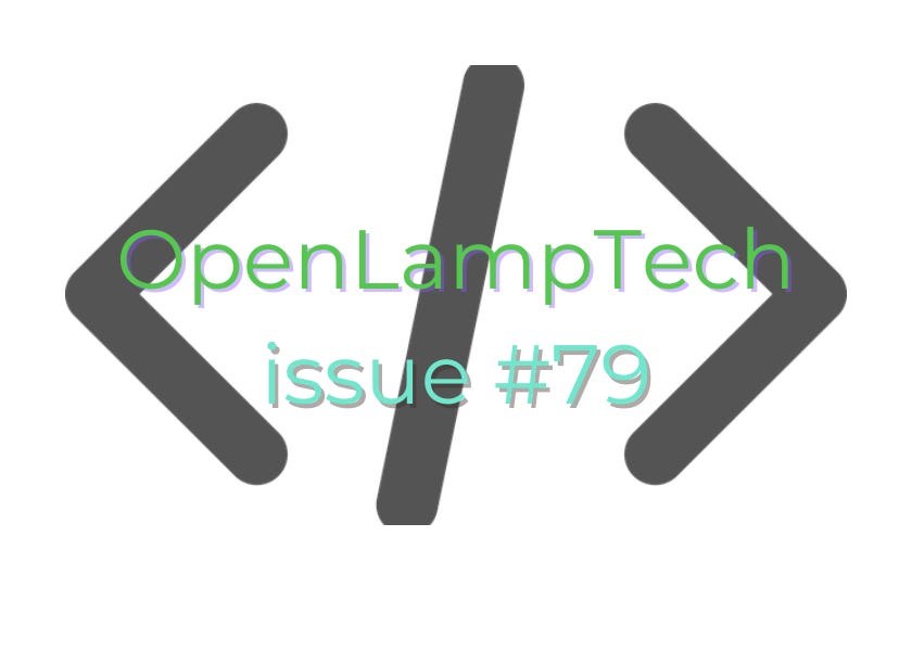 OpenLampTech issue #79 - by Josh Otwell - OpenLampTech