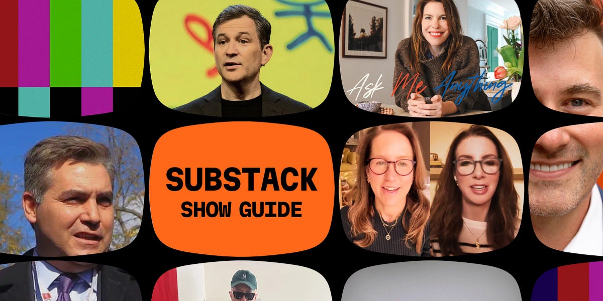 Coming to you live - The Substack Post