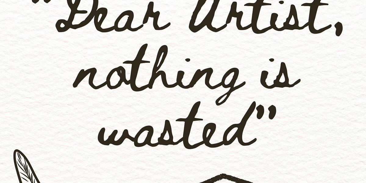Dear Artist - Sharon shares