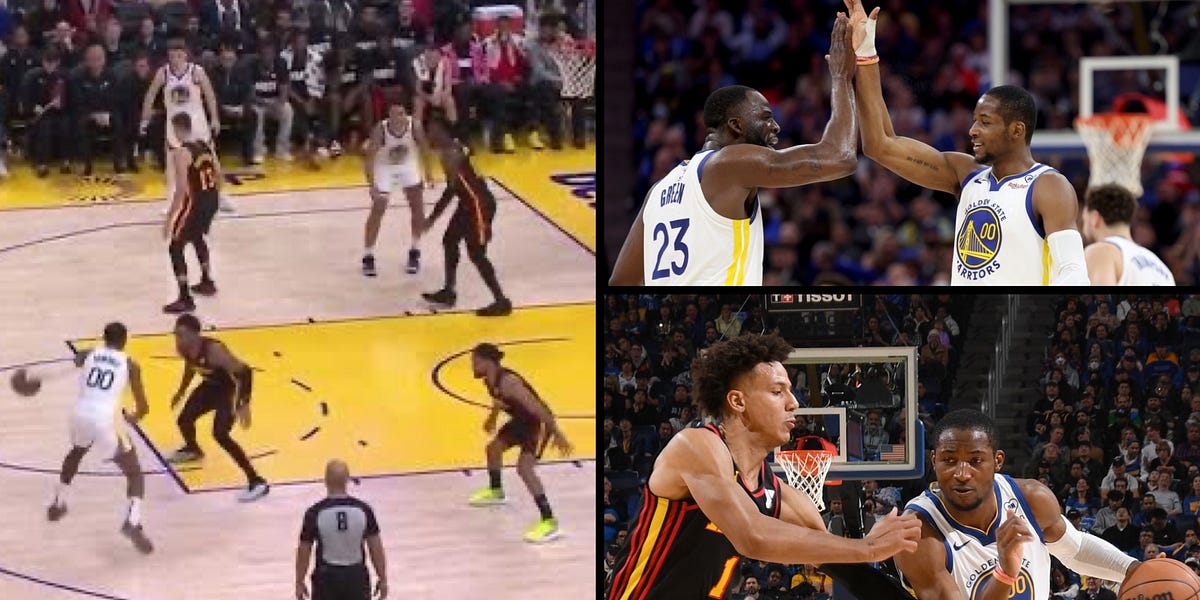Memphis top-blocking of Curry led to “get Kuminga the ball” via Steph ...