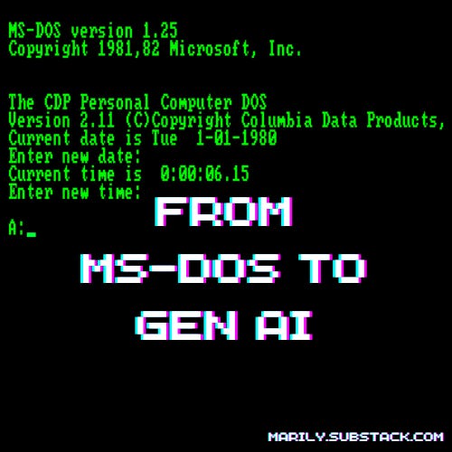 From MS-DOS to Generative AI: A New Era of Work