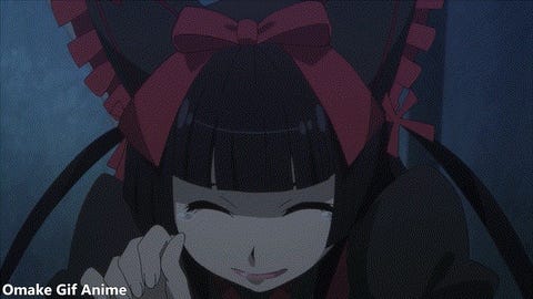 Omake Gif Anime - GATE - Episode 13 - Rory Yawns