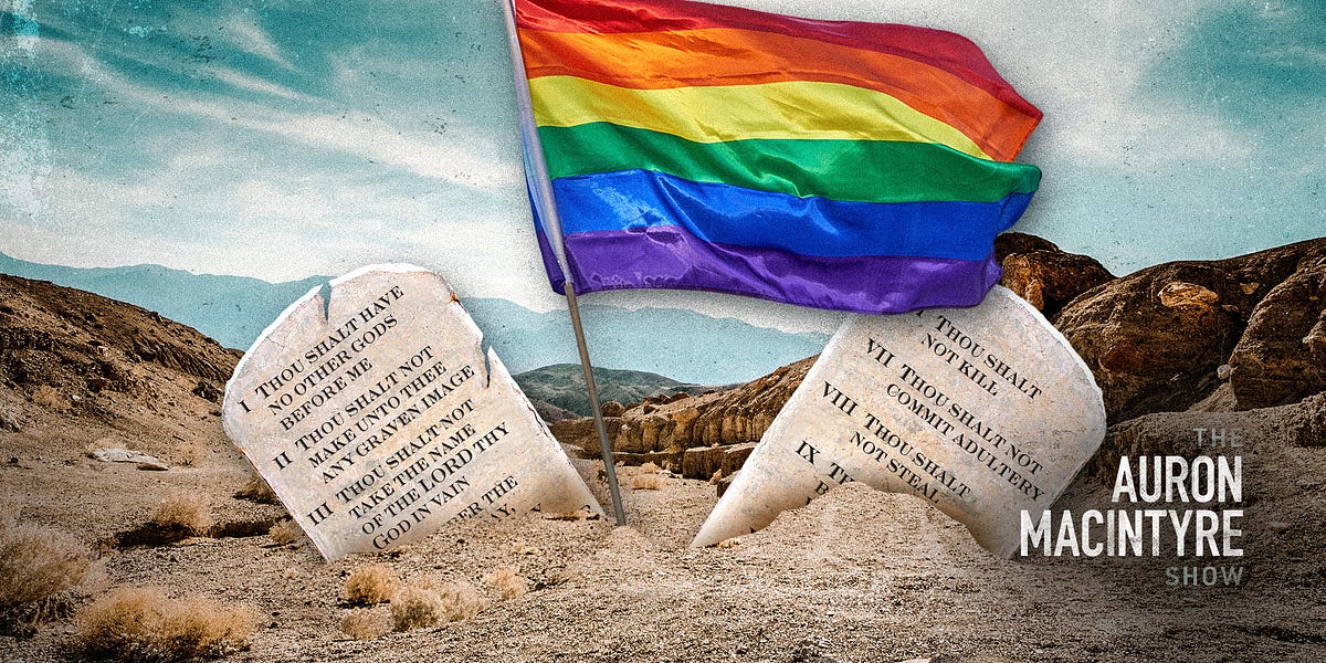 Ten Commandments out, Pride banners in - by Auron MacIntyre