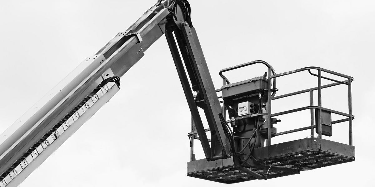 The Green Boom Lift | Personal essay by Angus MacCaull