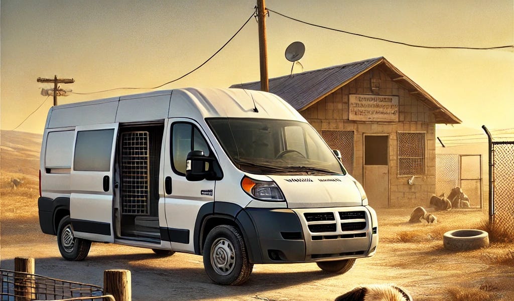 The Big White Van and the Human - by Danny O'Connell