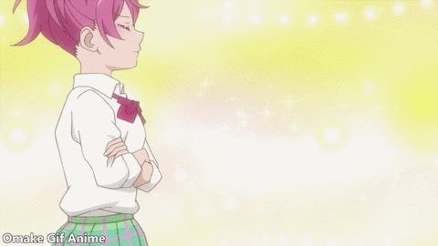 Omake Gif Anime - Sabagebu! - Episode 10 - Momoka Pure Joy