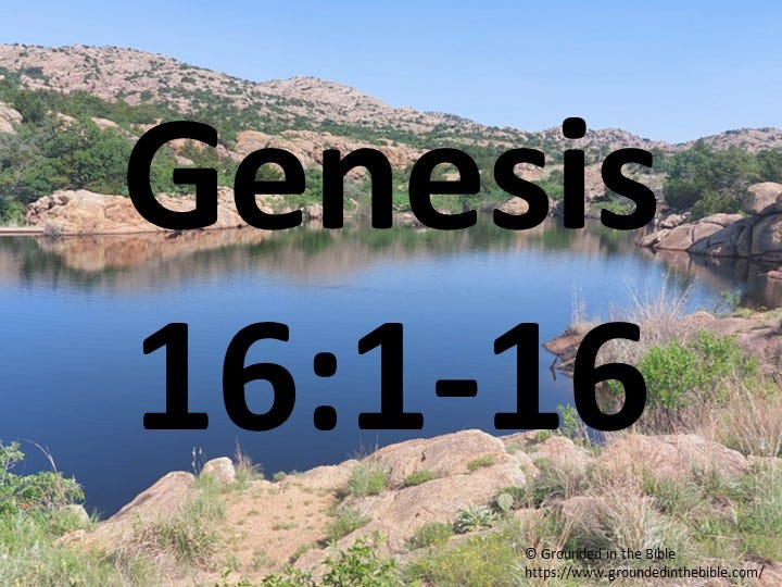 Genesis 16:1-16: Hagar and Ishmael - by Karen Hoffman
