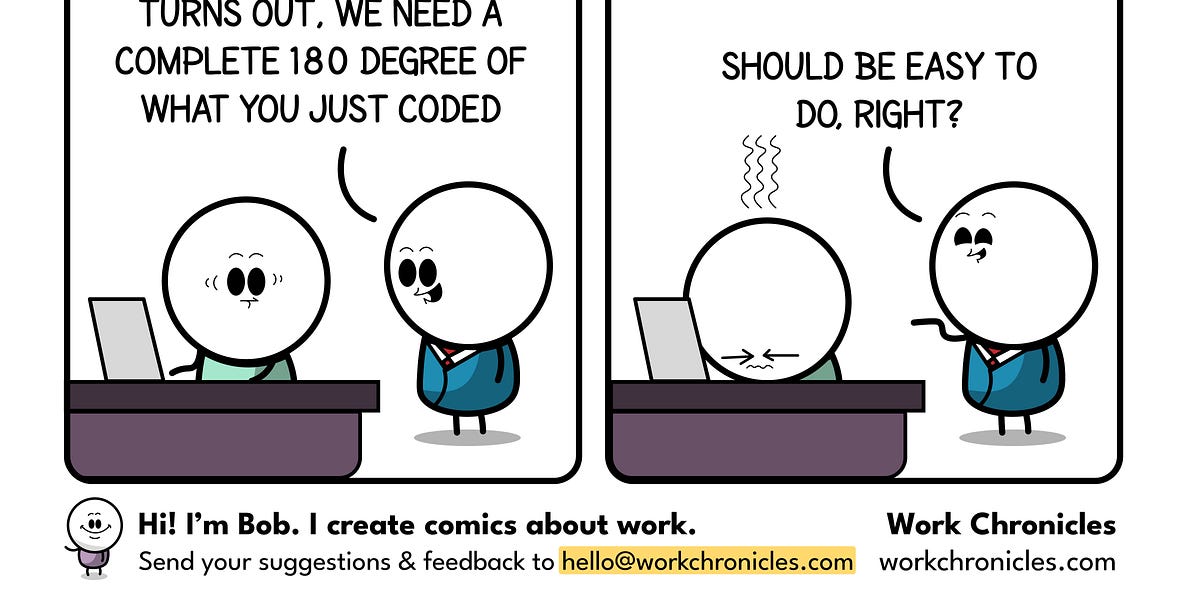 (comic) Should be easy to do, right? - Work Chronicles