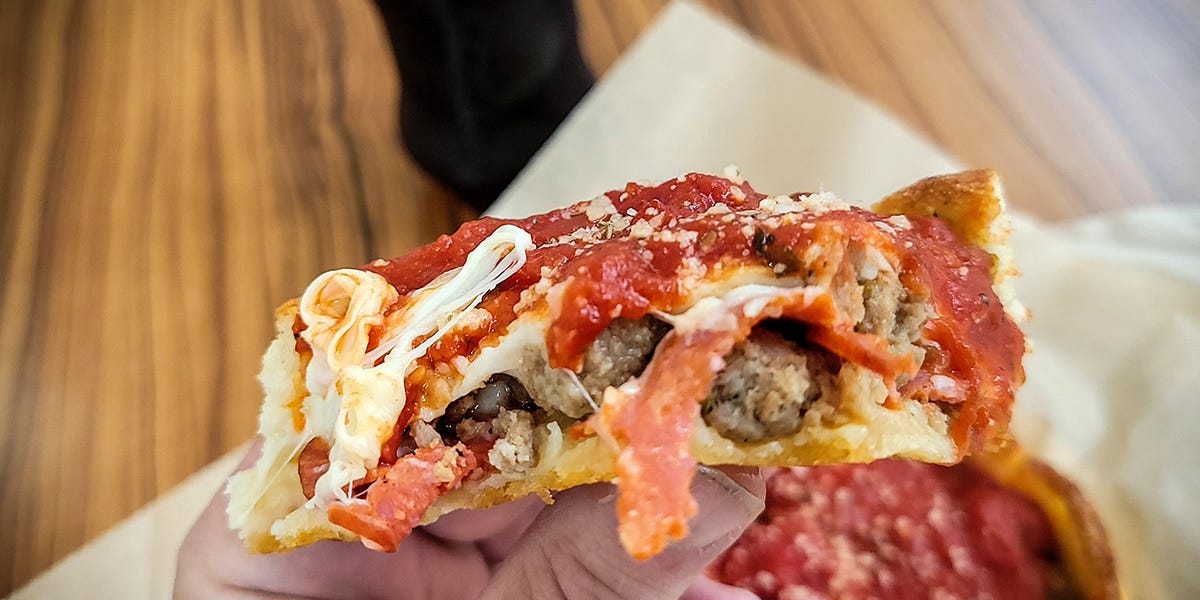 The Pies of Chicago Pizza Kitchen - by Troy Larson