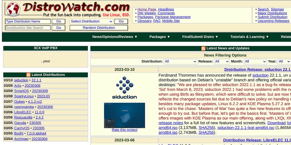 Don't Use Distrowatch as a Measure for Popularity
