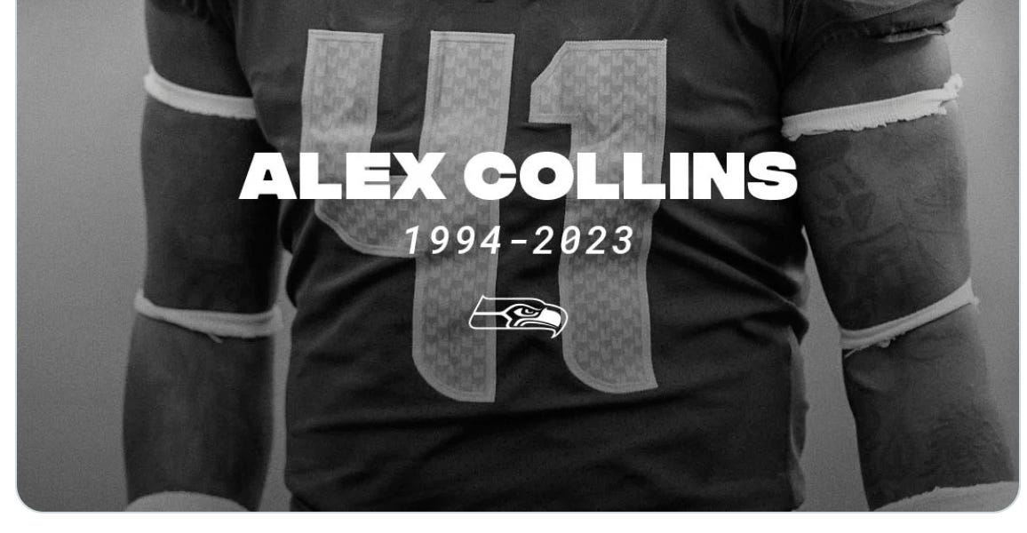[SERIOUS] Alex Collins has died, per multiple reports