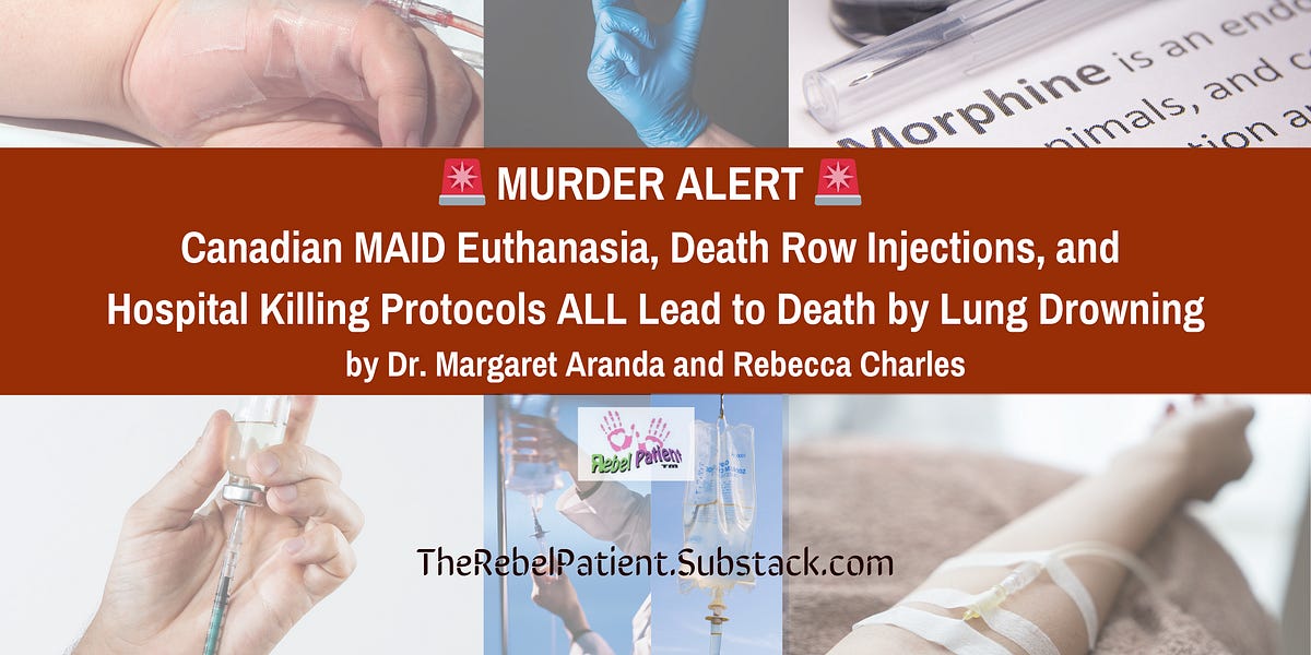 MURDER ALERT: 🚨 Canadian MAID Euthanasia, Death Row Injections, and ...
