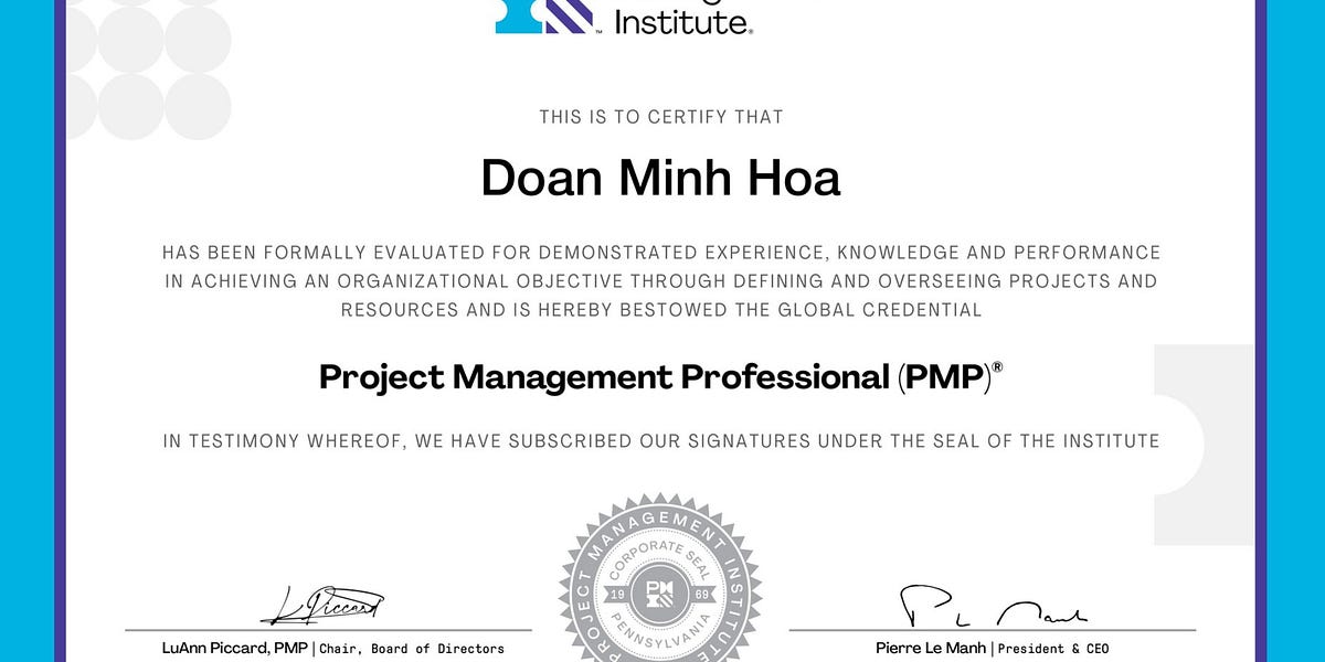 PMP Và Những Điều Bạn Cần Biết - Acy Doan